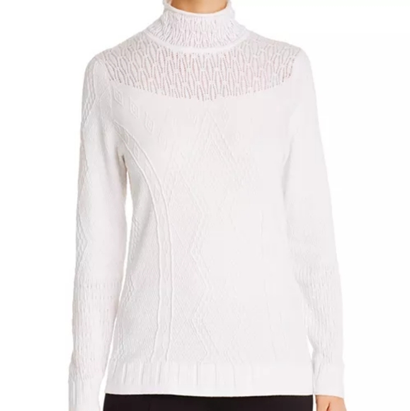 NIC+ZOE | Sweaters | Niczoe Pointelle Mockneck Sweater | Poshmark